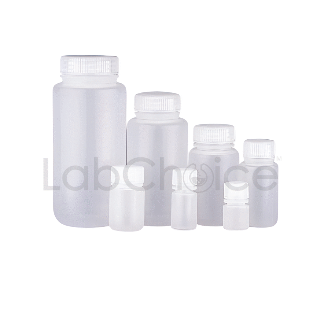 HDPE Wide Mouth Reagent Bottles For Storage | LabChoice AU