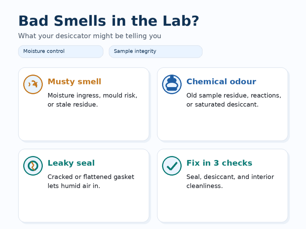 Bad Smells In The Lab? What Your Desiccator Might Be Telling You