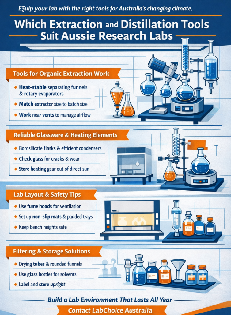 Which Extraction And Distillation Tools Suit Aussie Research Labs