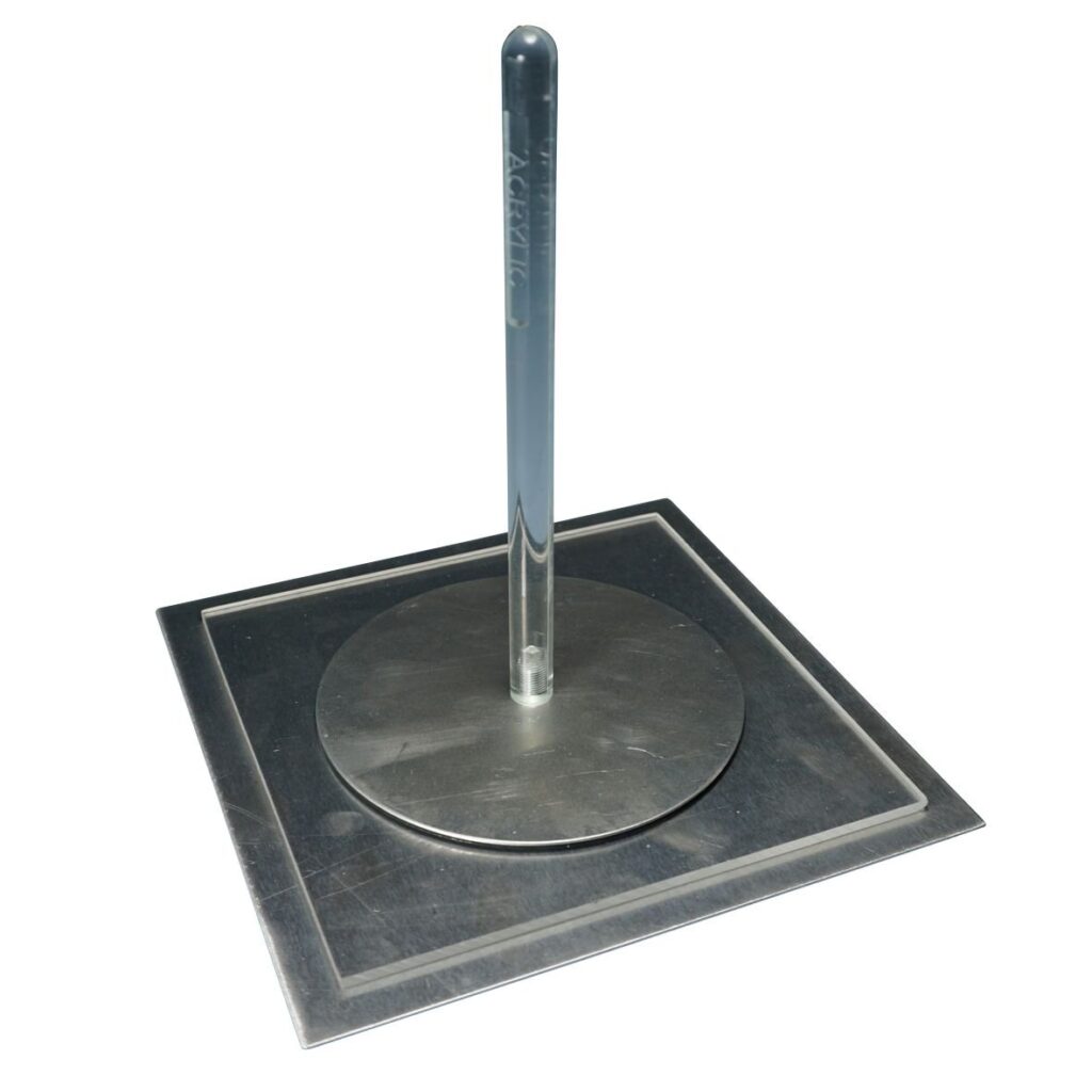 Metal Electrophorus With Handle And Plate | LabChoice AU